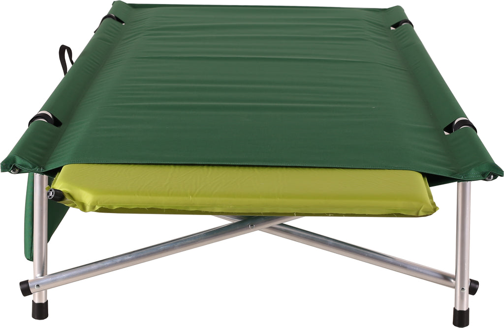 Green Polyester Wide Ibex Roll-a-Cot® 74"L x 32"W x 15"H with sleeve f ...